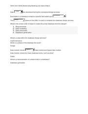 CS Unit Entity Relationship Modeling Learn Data Models Docx CS Unit Entity