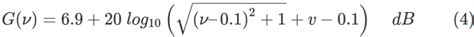 modeling diffraction loss single knife edge diffraction model