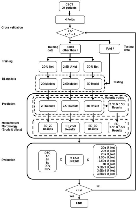 Flowchart Of U Nets In Automatic Segmentation Of Teeth Using Fourfold