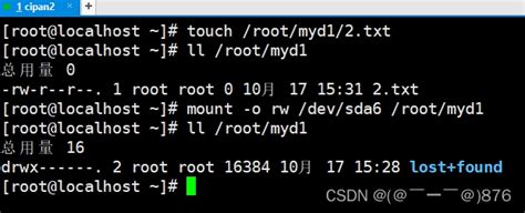 linux mkfs与挂载操作详解：格式化与分区管理 csdn博客