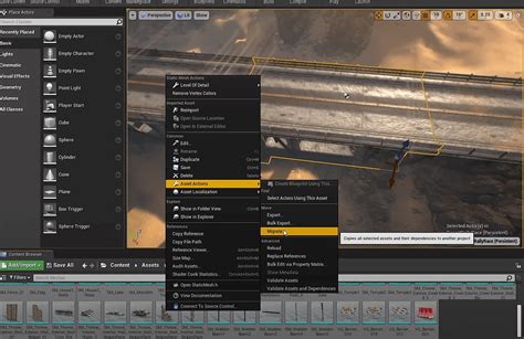 How To Migrate Assets Between Games In The Unreal Engine
