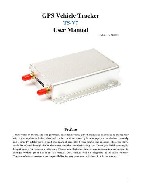 Ts V7 Multi Functional Vehicle Gps Tracker User Manual Updated 201512 Pdf General Packet