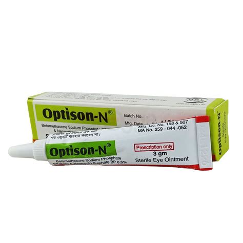 Optison N 0105 Eye Ointment Arogga Online Pharmacy