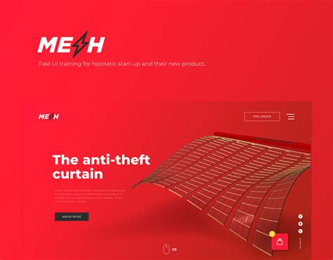 Mesh UI Training On Behance