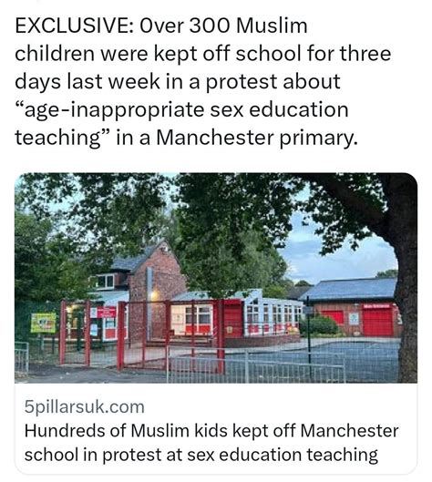 muslims logic sex education is bad vs murdering a person with stones