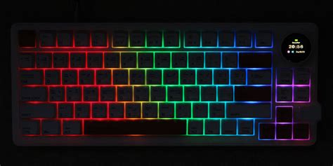 GamaKay LK75 Wireless Mechanical Keyboard Review Lighting Performance TechPowerUp