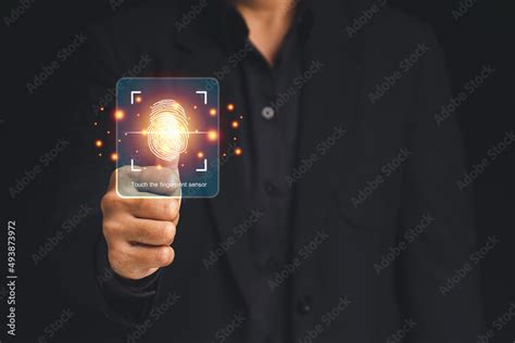 Technology Fingerprint Scan Provides Security Cloud Computing System