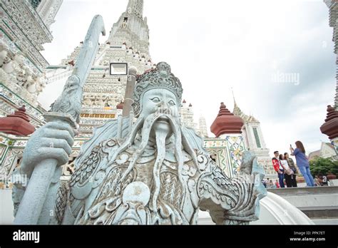Bangkok Thailand September 2 2018 Chinese Giant Stone Statue In