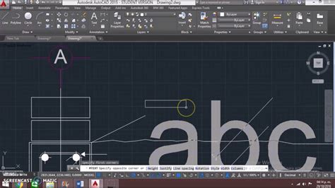 Comando Mtext Autocad 2015 Youtube