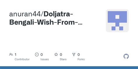 Github Anuran44doljatra Bengali Wish From Python