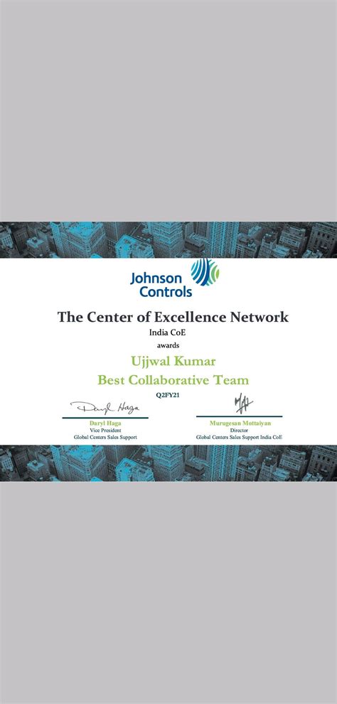 Ujjwal Kumar On Linkedin Team Teamwork Johnsoncontrols