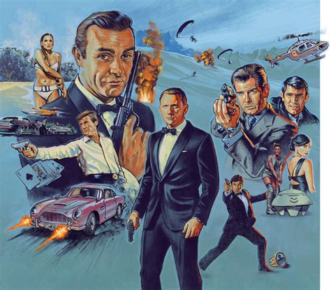Illustrated 007 The Art Of James Bond