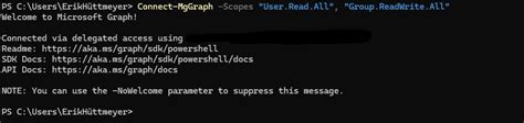 Microsoftgraph Powershell M365 Automation Erik Hüttmeyer