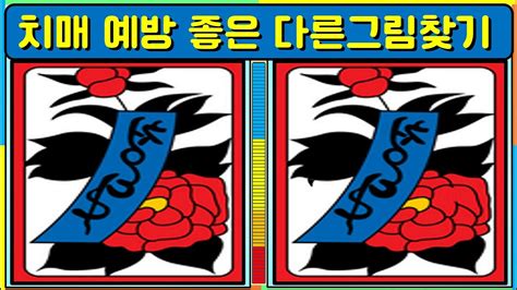 다른 그림 찾기 치매예방에 좋은 틀린 그림 찾기 Youtube