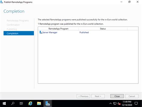 Windows Server 2019 Rds Publish Remoteapps Server World