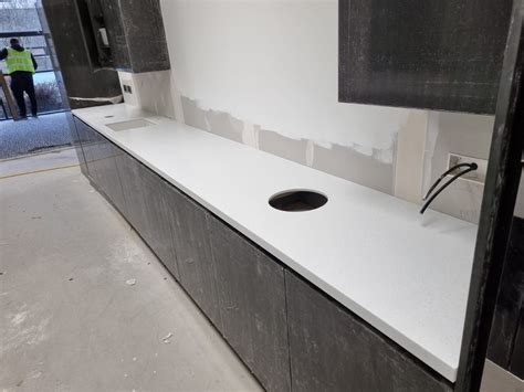 Relang Pm4529 Duostone Artificial Stone Solid Surface White Base For