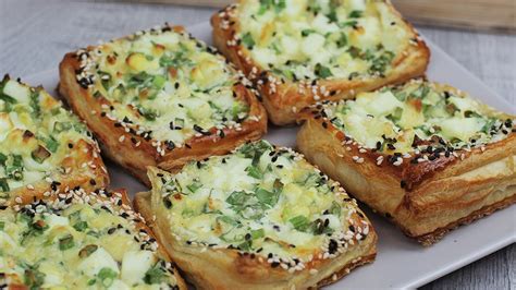 5 Крутых рецептов из готового слоеного теста Простая слоеная выпечка Youtube