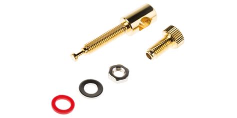 Rs Pro Chassis Mount Loudspeaker Connector Plug 1 Way 16a Screw Down