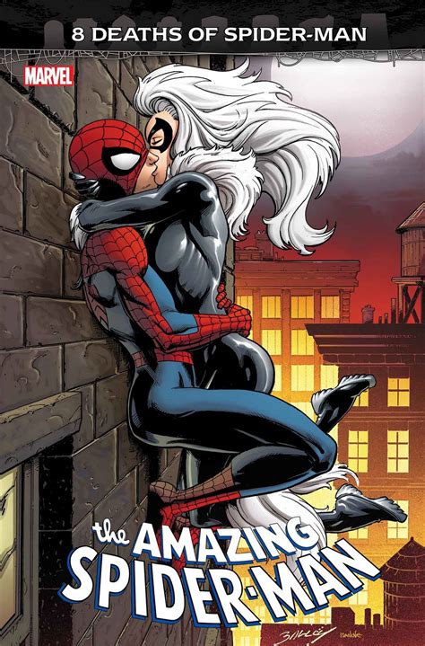 Black Cat Kiss Black Spiderman