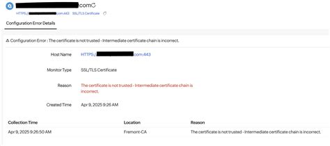 Container App Custom Domain Managed Certificate Is Not Trusted Intermediate Certificate Chain