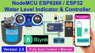 Water Level Monitoring System Using Iot Iot Based Water Monitoring System Using Nodemcu Blynk