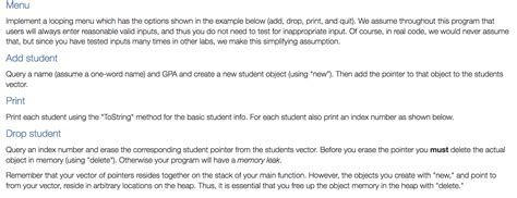 Solved C CODE PLEASE You Will Allocate And Free Memory In Chegg