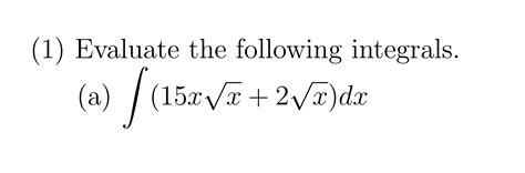 Solved Evaluate The Following Chegg