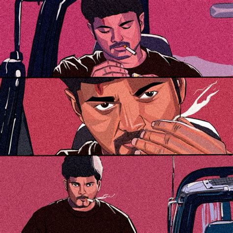 Ghilli Vijay Digital Art Actors Illustration Film Posters Art Face Illustration