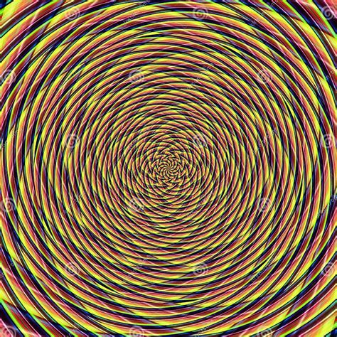 Illusion Background Spiral Pattern Zig Zag Design Hypnotic Stock