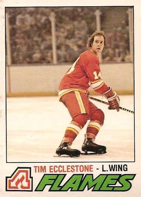 364 Tim Ecclestone Atlanta Flames Minnesota North Stars Flames