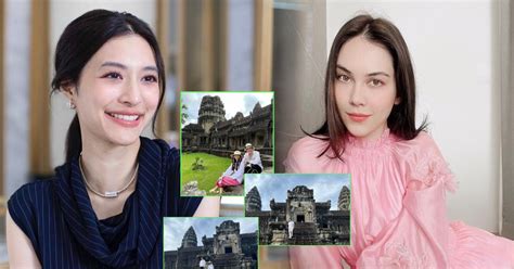 រូបភាពស្អាតៗជាច្រើន ពេល Mew និង Matt បានមកទស្សនាប្រាសាទអង្គរវត្ត Khmerload