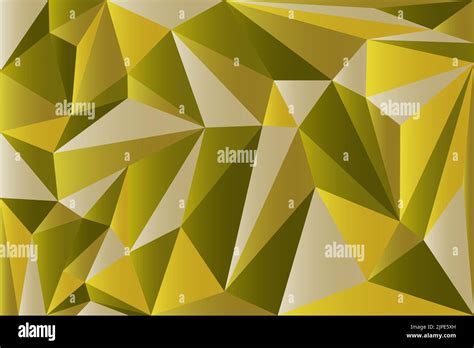 Abstract Polygonal Geometric Background With Triangles In Different Shades Of Green Elegant