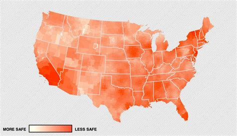 A Great Example Of Gis Gone Wrong Time Magazines Safest Counties