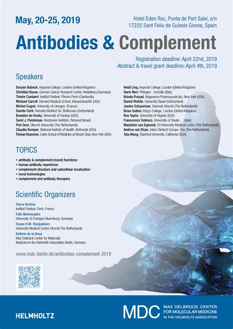 Antibodies And Complement Conference Max Delbrück Center