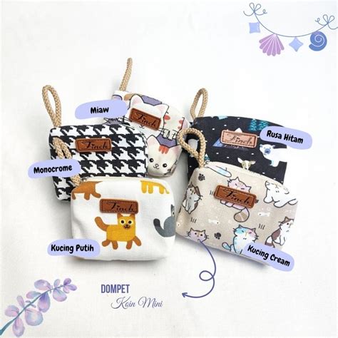 Jual Dompet Koin Dompet Imut Pouch Kecil Pouch Kanvas Shopee Indonesia