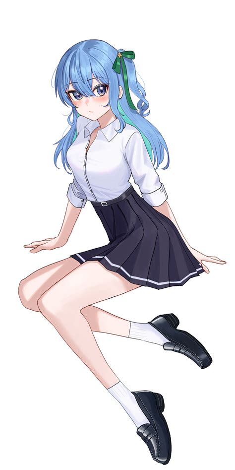 Hoshimachi Suisei And Hoshimachi Suisei Hololive Drawn By Chrispy