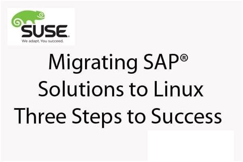 Migrating Sap Solutions To Linux Three Steps To Success Express Computer
