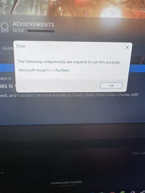 I Dont Know Whats Wrong And I Checked Its Installed Rchoochoocharles