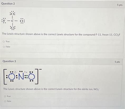 Solved The Lewis Structure Shown Above Is The Correct Lewis