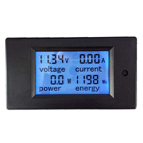 Corrente Cc Tensione Amperaggio Potenza Energia Pannello Voltmetro
