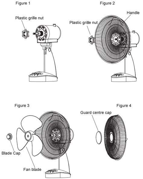 Living Co Yf De1201 30cm Table Fan Instruction Manual