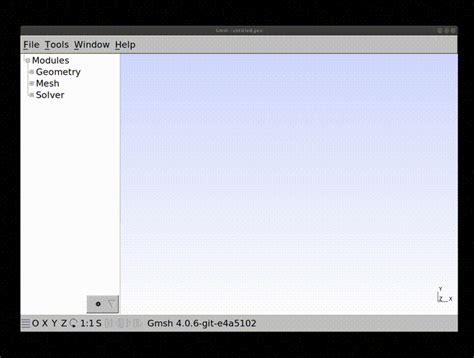 Chi Tech Mesh Tutorial 5 Example Using Gmsh To Create A Structured Mesh
