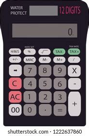 Digits Calculator Stock Vector Royalty Free Shutterstock