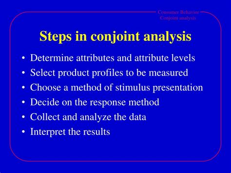 Ppt Conjoint Analysis Powerpoint Presentation Free Download Id 3204419