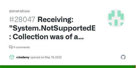 receiving system notsupportedexception collection was of a fixed
