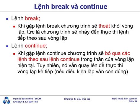 Ch05 Cau Truc Lap Nhap Mon Lap Trinh Hcmut Pdf