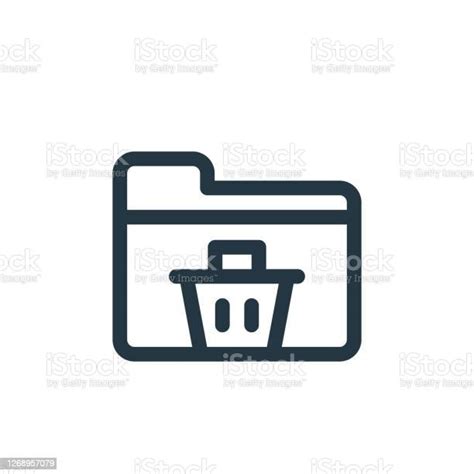 흰색 배경에서 격리된 폴더 벡터 아이콘입니다 개요 웹 사이트 디자인 및 모바일 응용 프로그램 개발을위한 얇은 라인 폴더 아이콘 얇은 선 폴더 개요 아이콘 벡터 그림입니다 0