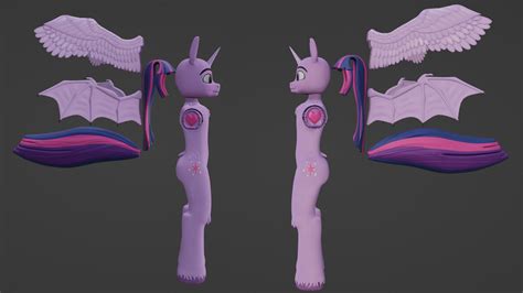 Artstation Mlp ~ Book Smart Game Assets