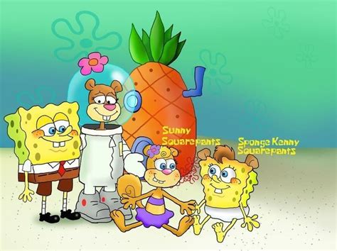 Pin By Furry Furryington On Cartoons Gone Anime Spongebob And Sandy