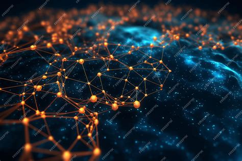 Premium Photo Global Network Blockchain 3d Illustration Neural Networks And Artificial